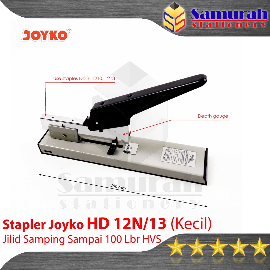 Jual Stapler Joyko HD-12N/13 Pendek / Mesin Staples Jilid HD 12N / 13 ...