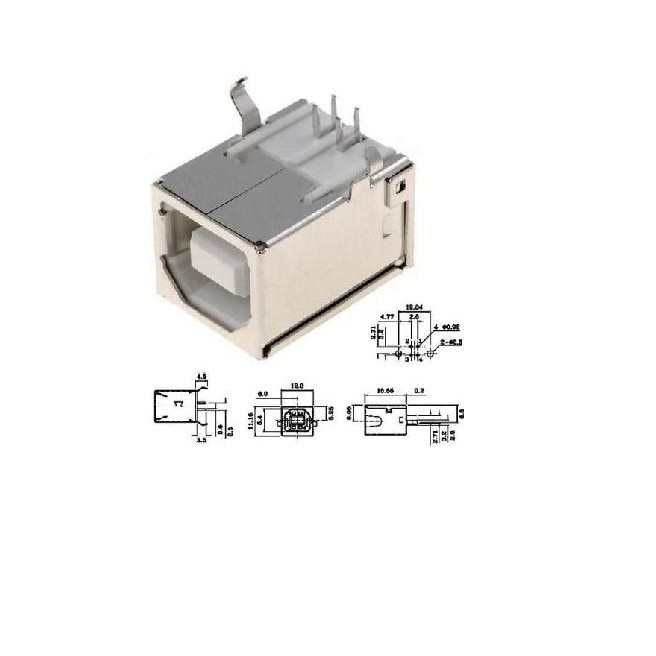 Jual Usb Female Type B Model Pcb Type-B Inwer4283 Segera Dapatkan ...