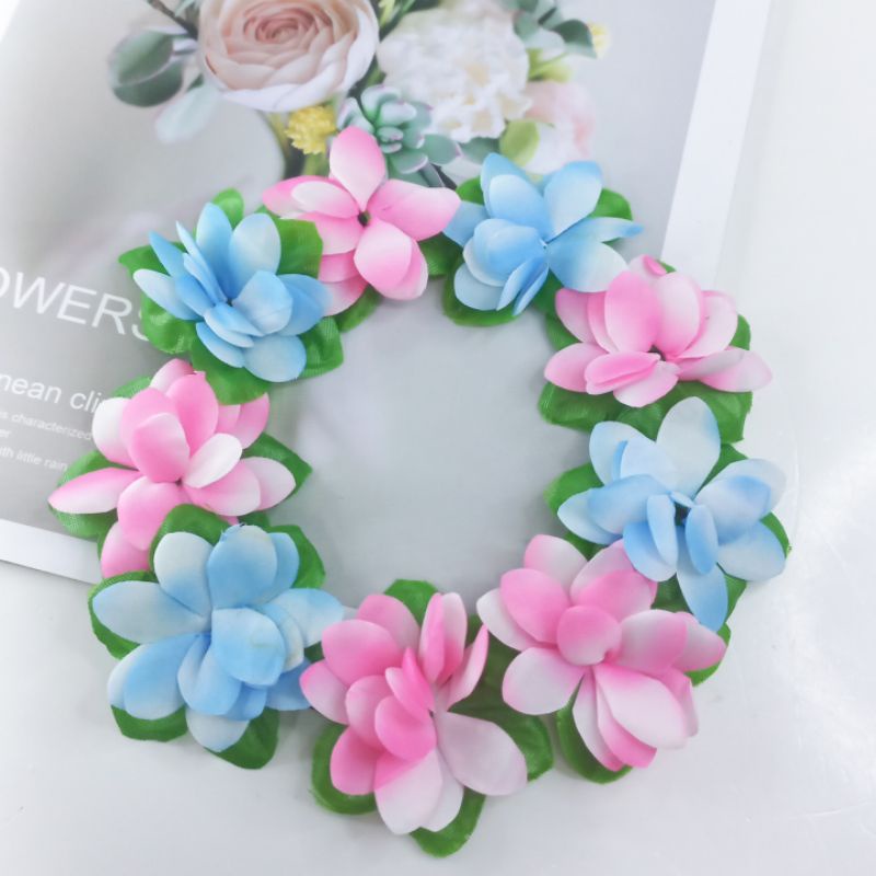 Jual Flower Crown Bandana Bunga Mermaid Mahkota Bunga Bando Putri Peri ...