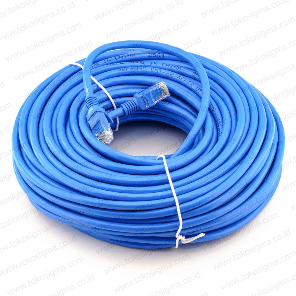 Jual KABEL LAN 30 Meter cat6 CAT-6 UTP PATCH CORD RJ45 RJ-45 30M WEBSONG ETHERNET Internet ...