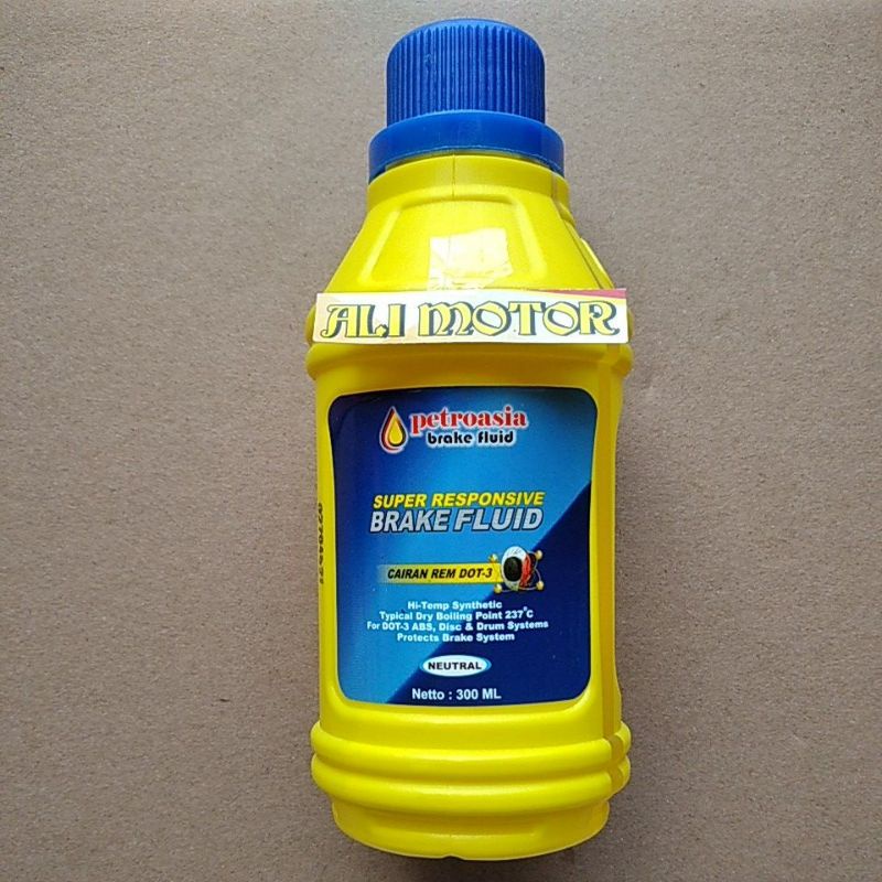 Jual Minyak rem oli rem brake fluid netral PUTIH 300ml ori PETROASIA ...