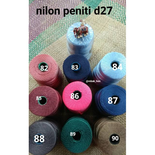 Jual BENANG RAJUT NILON Cap PENITI 82-103 | Shopee Indonesia