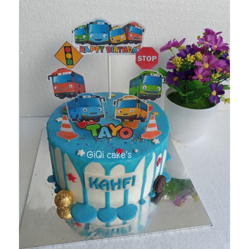 Jual Kue ultah karakter Tayo | Shopee Indonesia