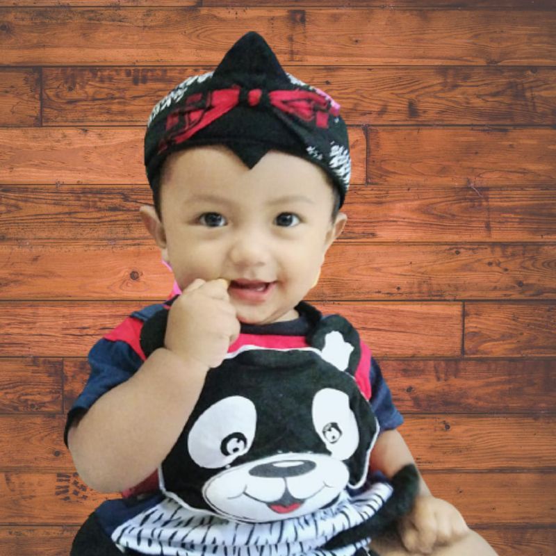Jual Blankon Jawa Anak Bayi Cowok Lucu Usia 02 Bulan Sampai 5 Tahun ...