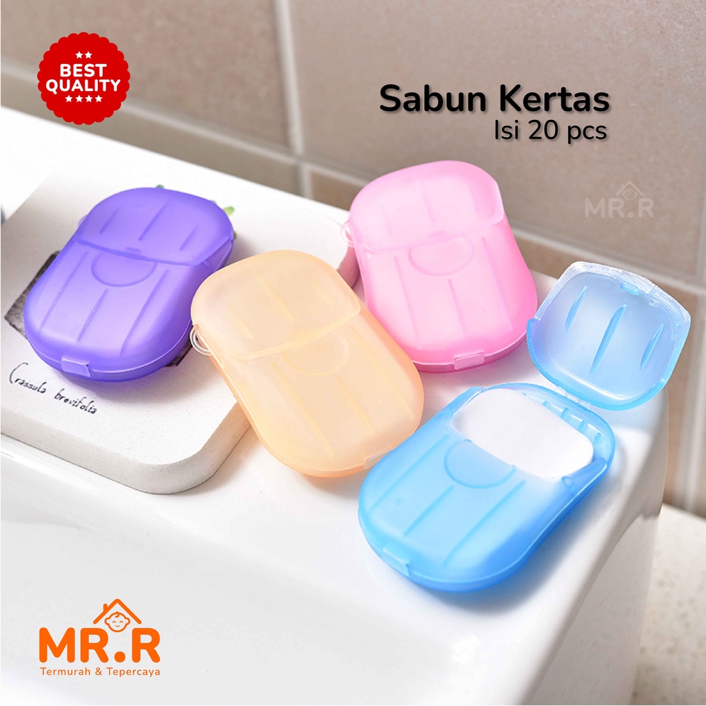 Jual Sabun Cuci Tangan Kertas Mini Travel Disposable Paper Hand Soap ...