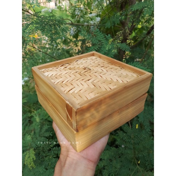 Jual klakat dimsum 1 wadah 1 tutup ukuran 15cm. tempat dimsum. udang ...