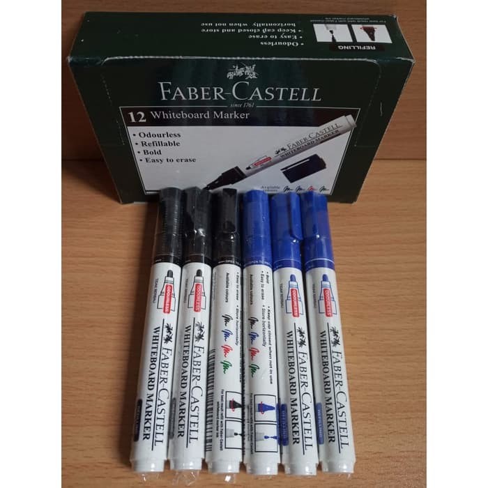 Jual Spidol WhiteBoard Faber Castell / Spidol Papan Tulis ( Pcs ...