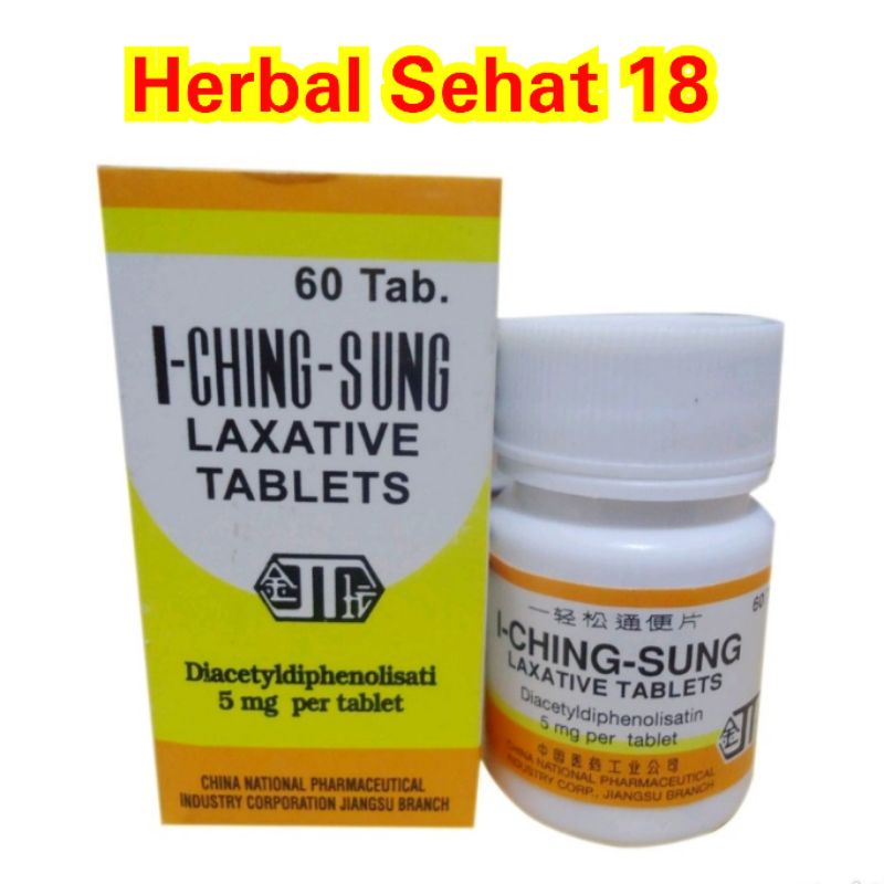 Jual I Ching Shung Laxatice Tablets - Obat Pencahar - Sembelit - Lancar ...
