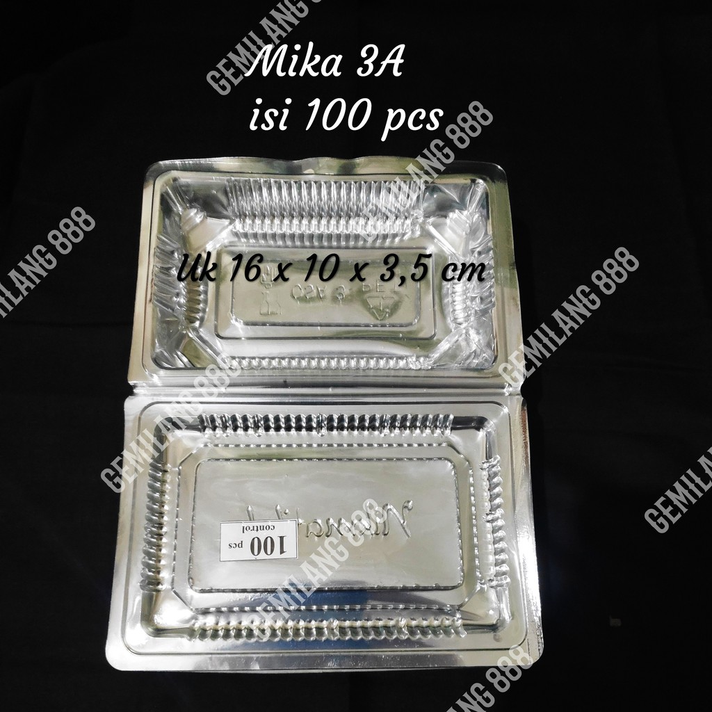 Jual Mika Plastik 3A (isi 100 pcs) / Mika 4A (100pcs) / Mika 5A (100pcs) / Mika 6A (100pcs ...
