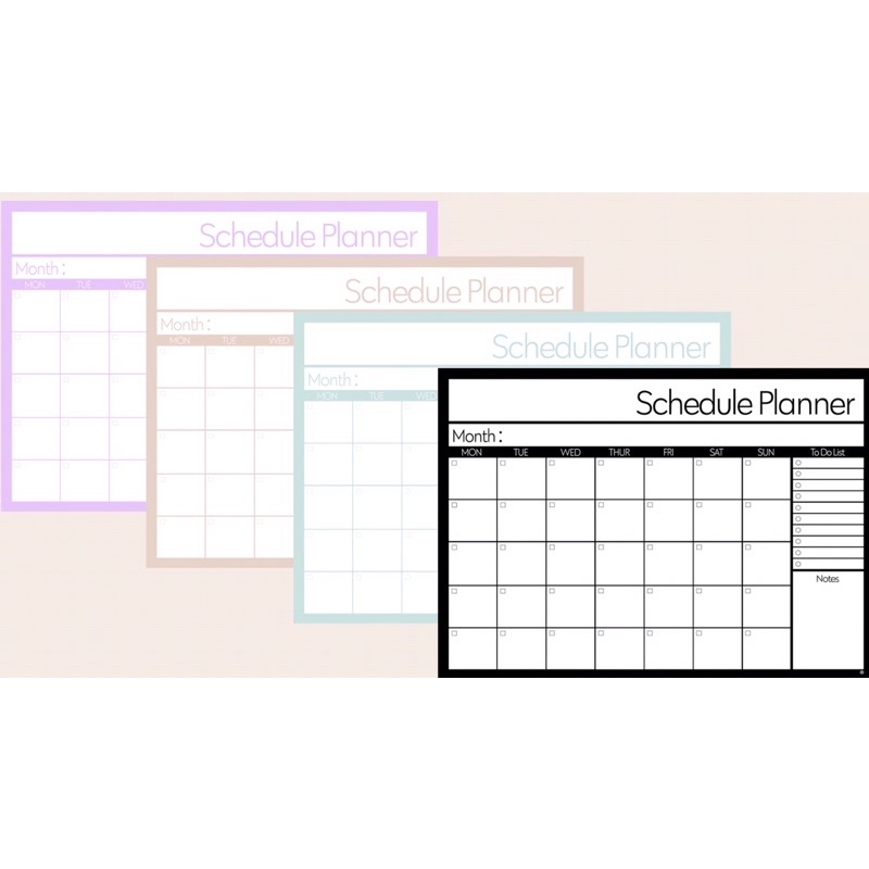 Jual Schedule Board Paper | Shopee Indonesia