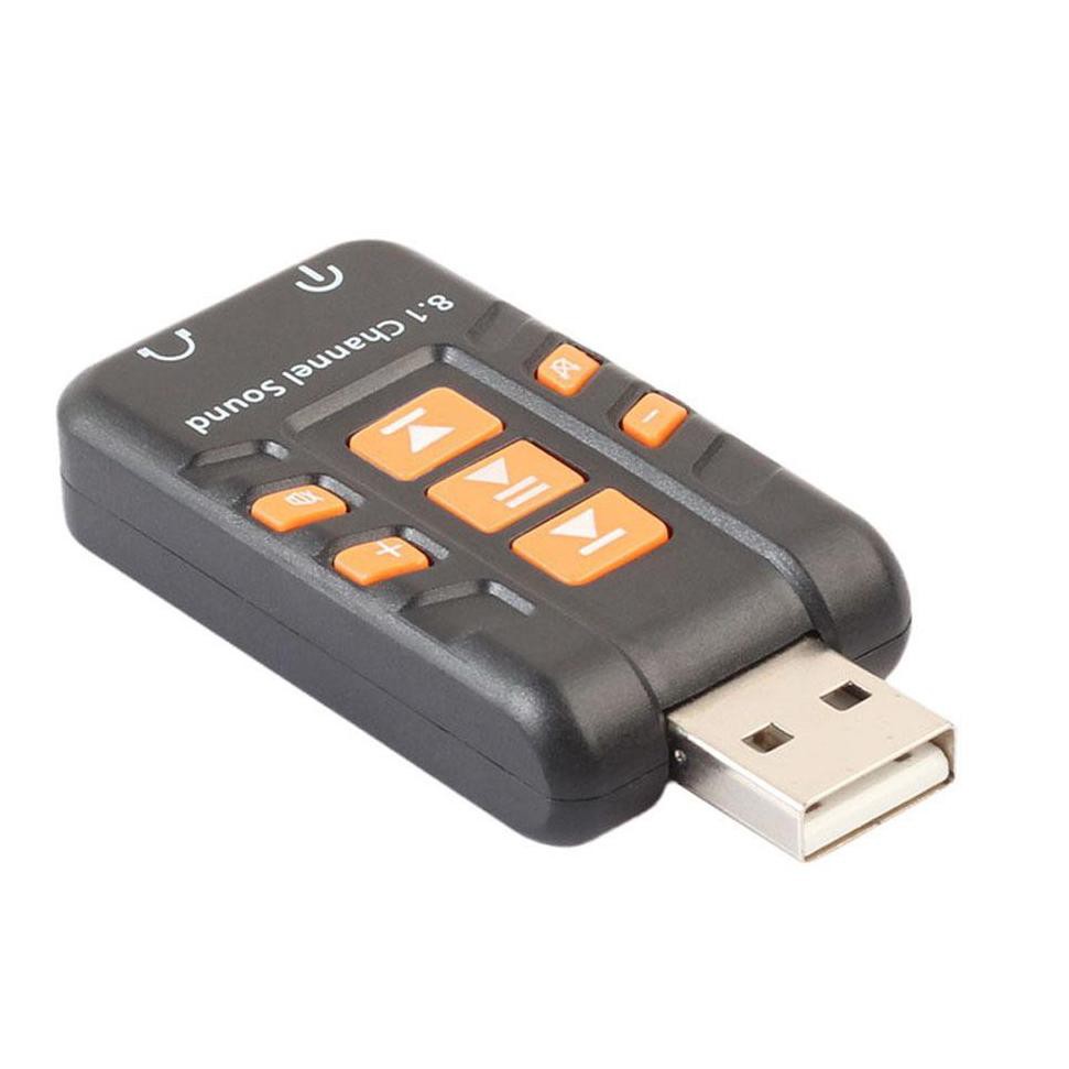 Jual Adapter Amplifier Audio USB Sound Card 8.1 Channel Virtual CH 3D ...