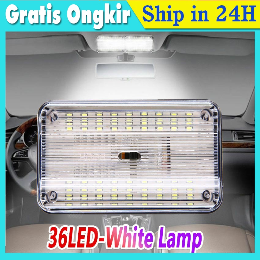 Jual Lampu Kabin Mobil 36 Led Plafon Hiasan Interior Mobil Universal ...