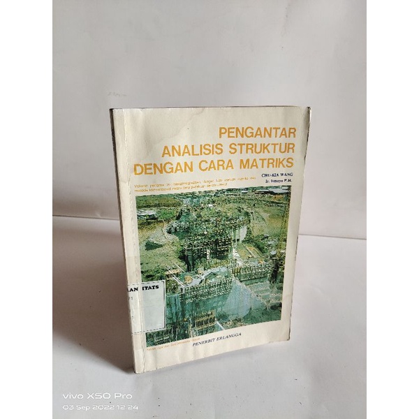 Jual buku pengantar analisis struktur dengan cara matriks | Shopee ...