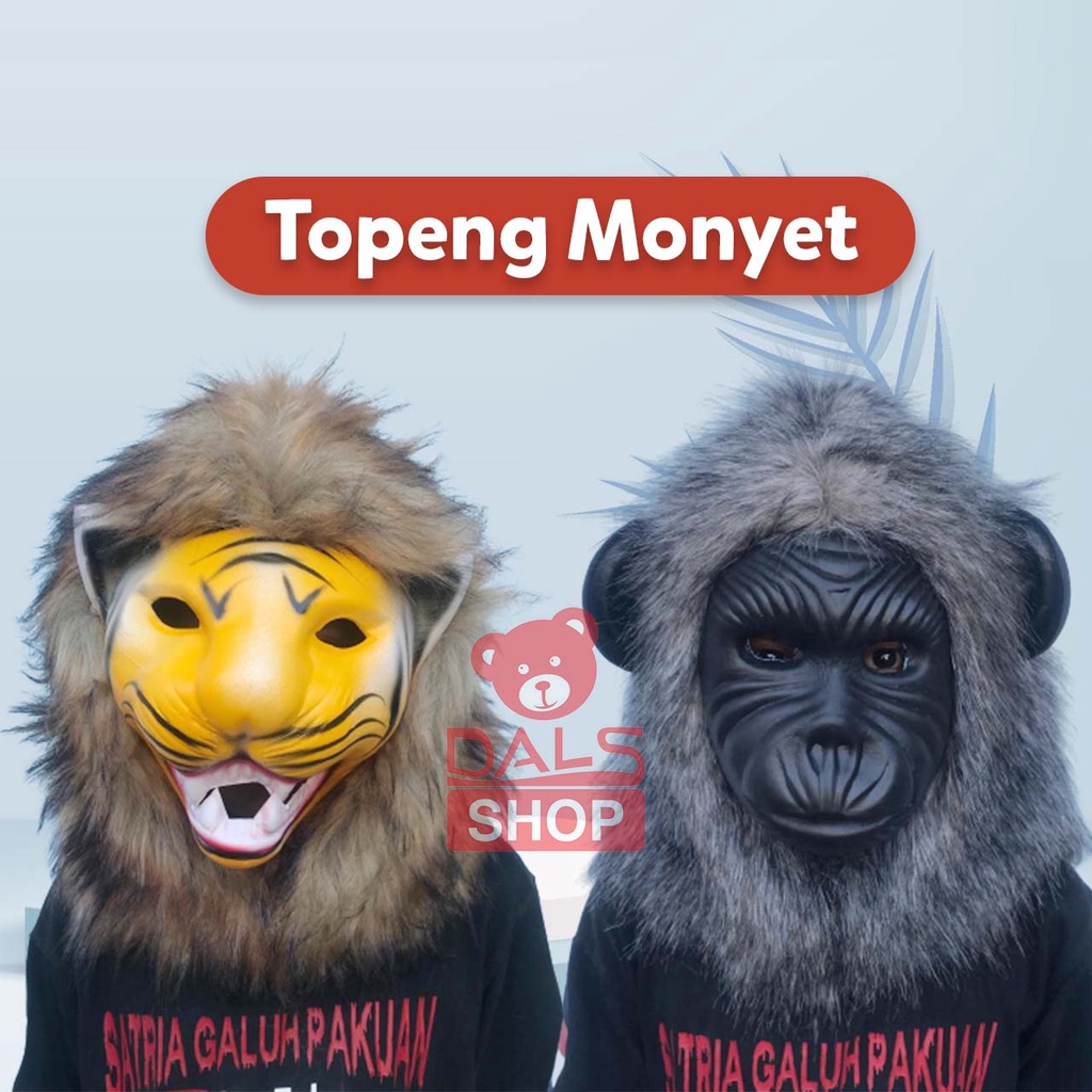 Jual Topeng Monyet Topeng Macan Bulu Tebal Kostum Pesta Karakter ...