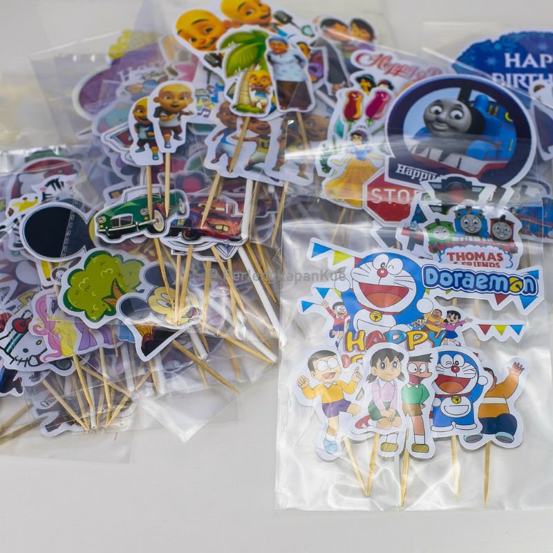 Jual Cake Toppers Kue Cake Topper Ultah Ulang tahun anak | Shopee Indonesia