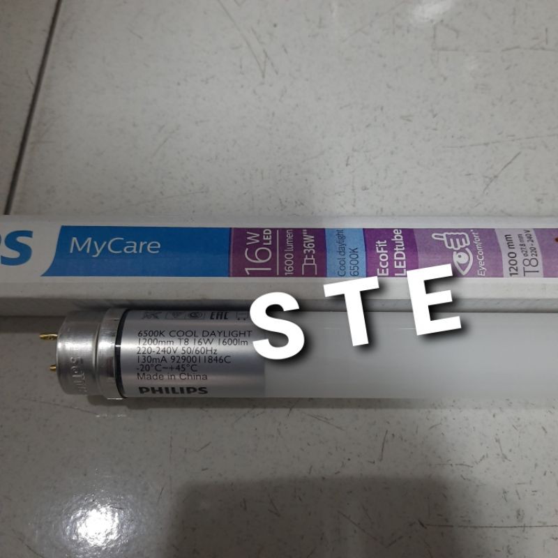 Jual Lampu TL Led Tube Philips T8 16w 1200mm Ecofit Philips | Shopee Indonesia