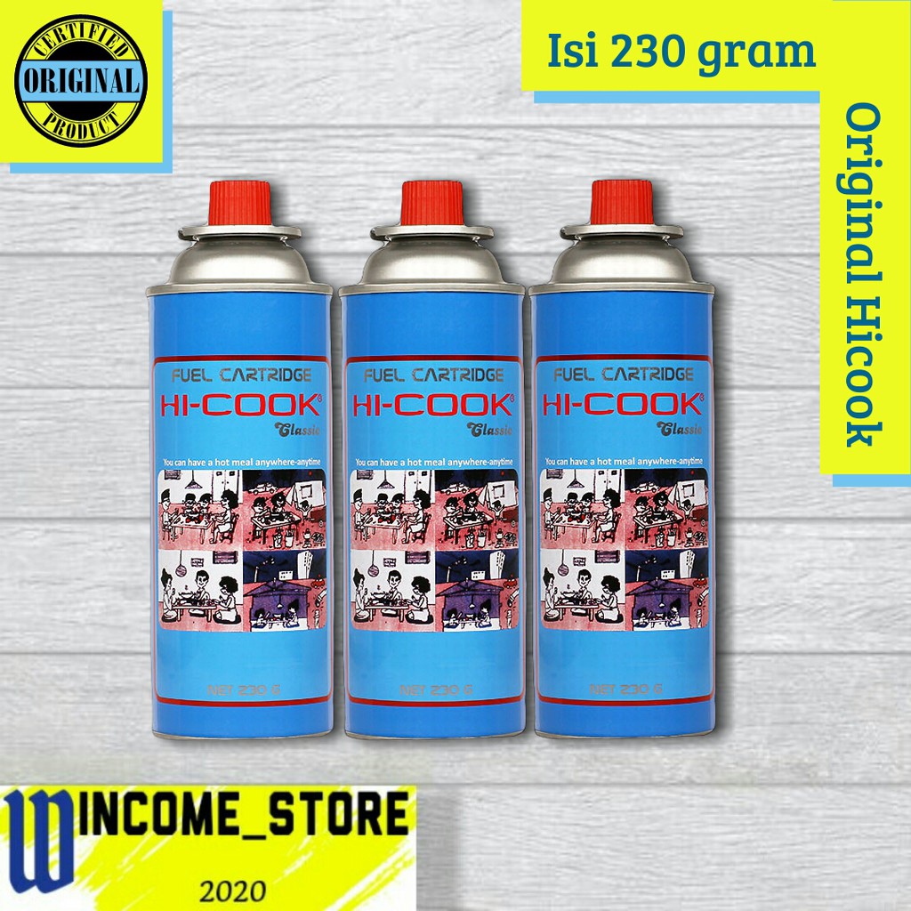 Jual Gas Hicook /Gas Portable /Gas Kaleng Portable Hi-Cook Original 230 ...
