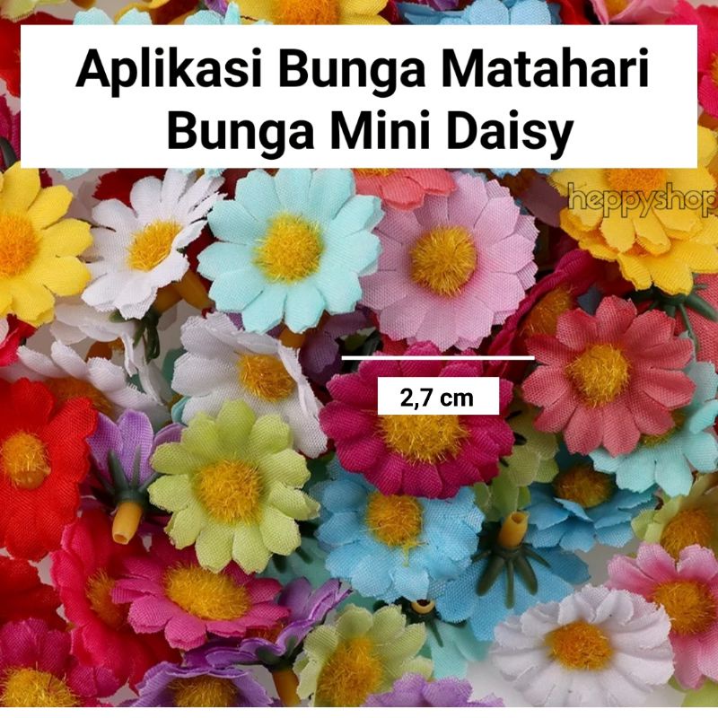 Jual Aplikasi Bunga Matahari Bunga Mini Daisy Hiasan Prakarya | Shopee ...