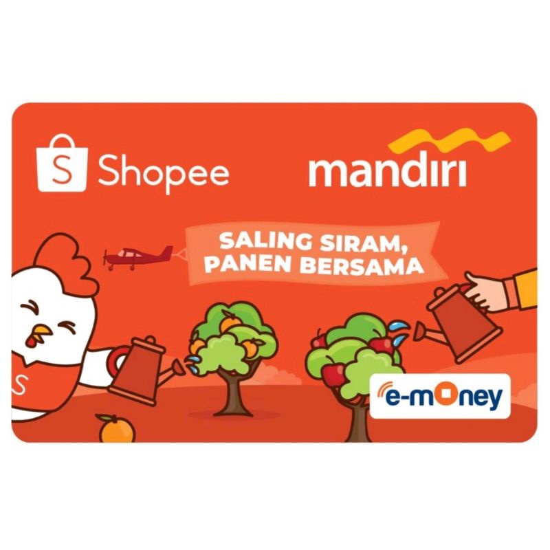 Jual Kartu E-Money Mandiri - Shopee Tanam (Limited Edition) | Shopee ...
