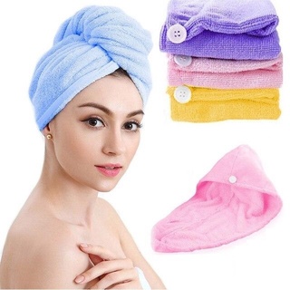 Jual Handuk Keramas Pengering Rambut Microfiber / Hair Drying Towel Cap ...