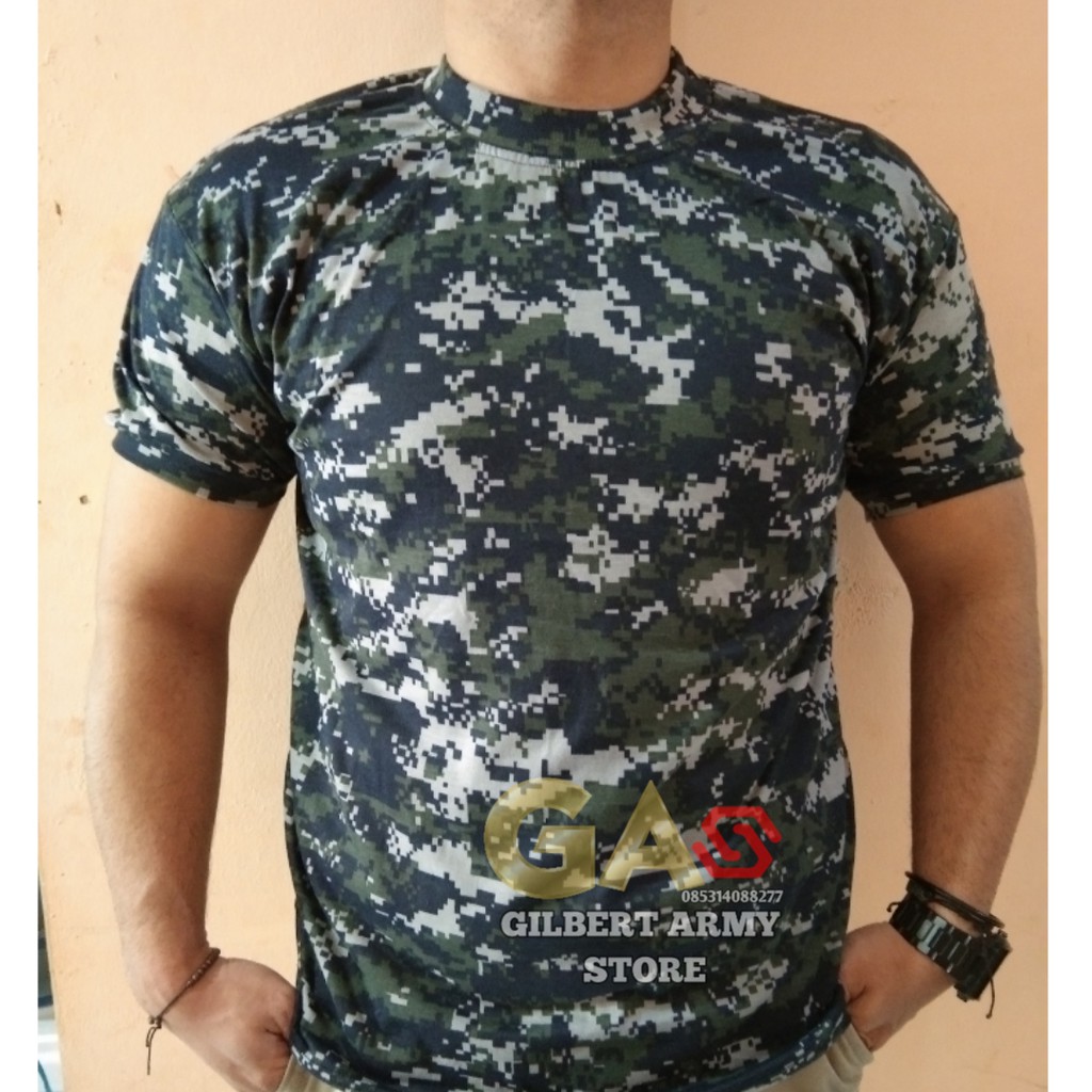 Jual Kaos Loreng Malvinas Tni Daleman Lengan Pendek Murah Grosir Gilbert Army Store Digital ...