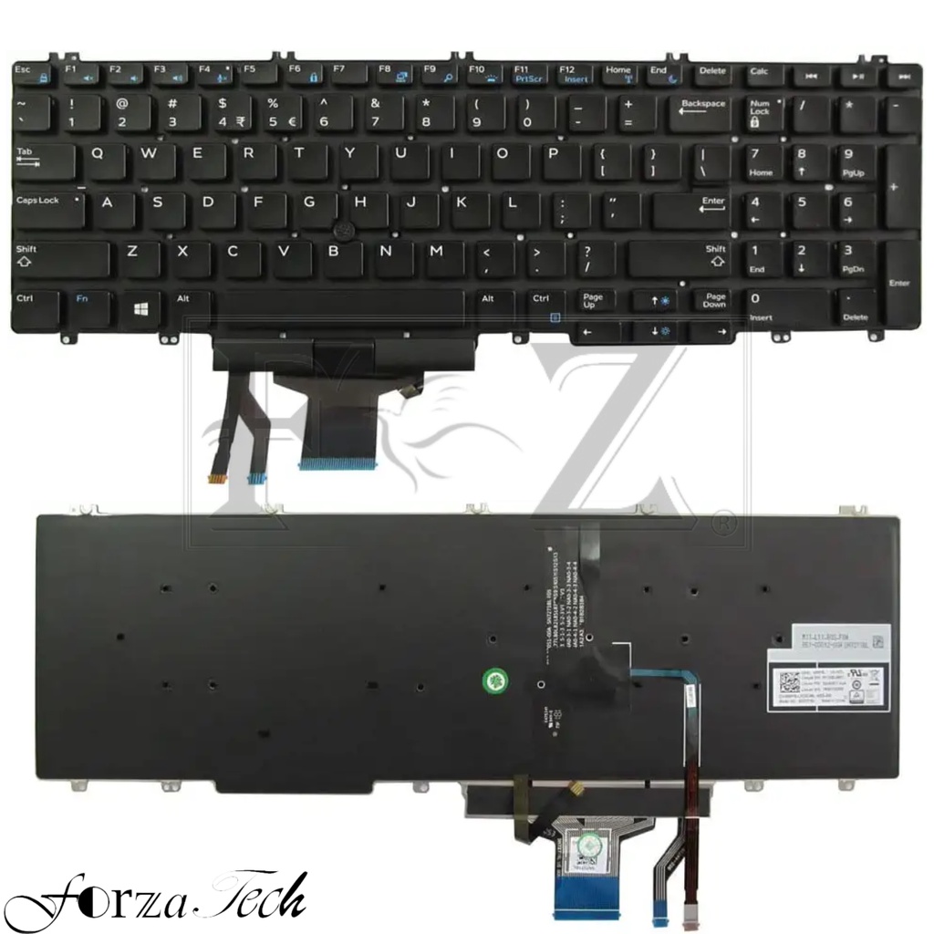 Jual Keyboard DELL Precision 7530 7730 E7530 M7530 7540 7740 0DK60 ...