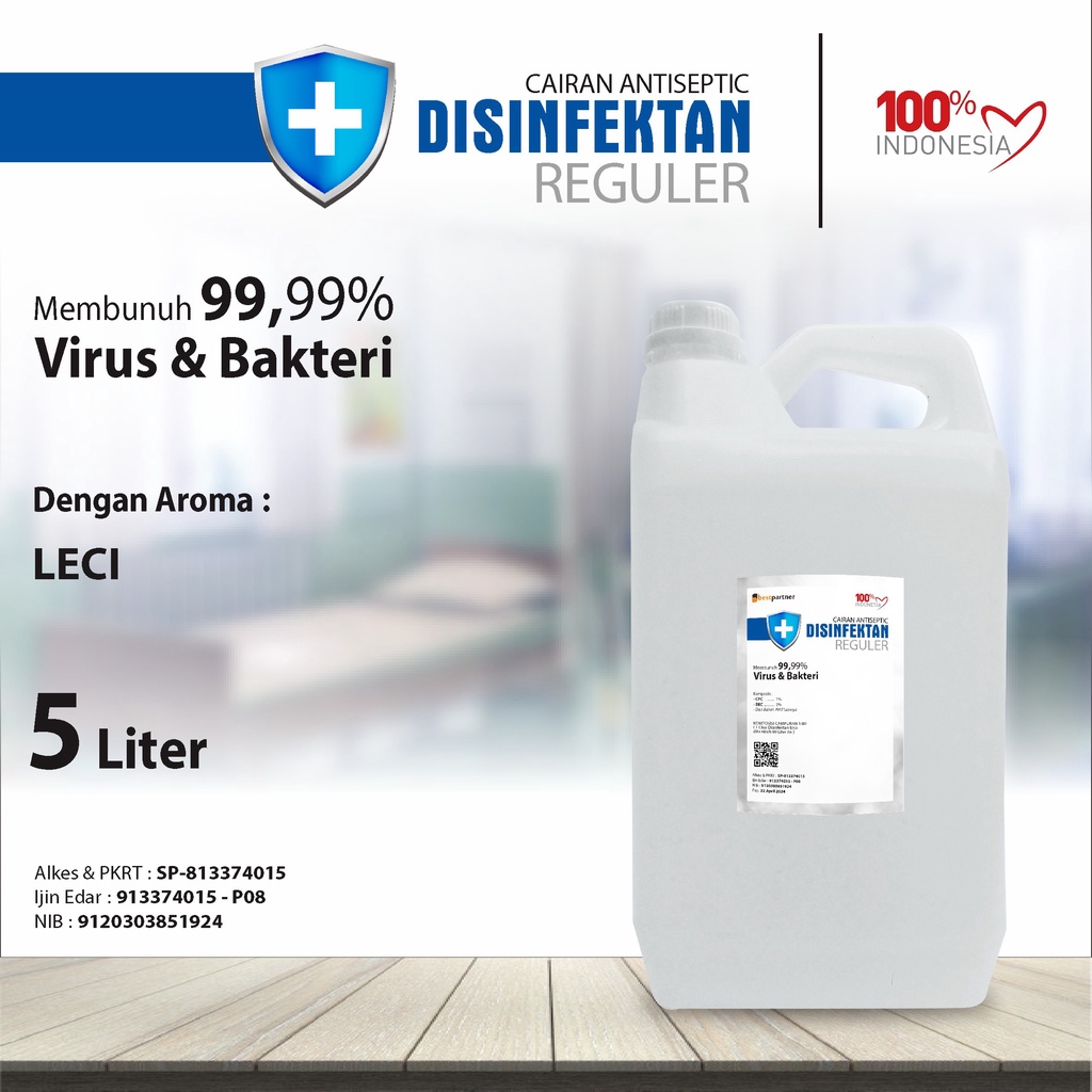Jual Disinfectant Antiseptik Konsentrat Cairan Desinfektan 5 Liter ...
