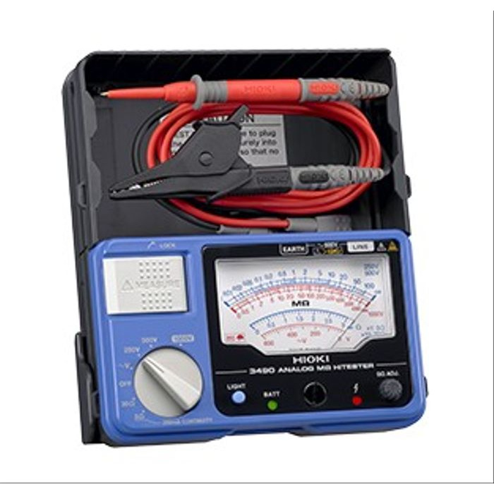 Jual hioki 3490 analogue insulation tester 1kv megger manual JAPAN asli ...
