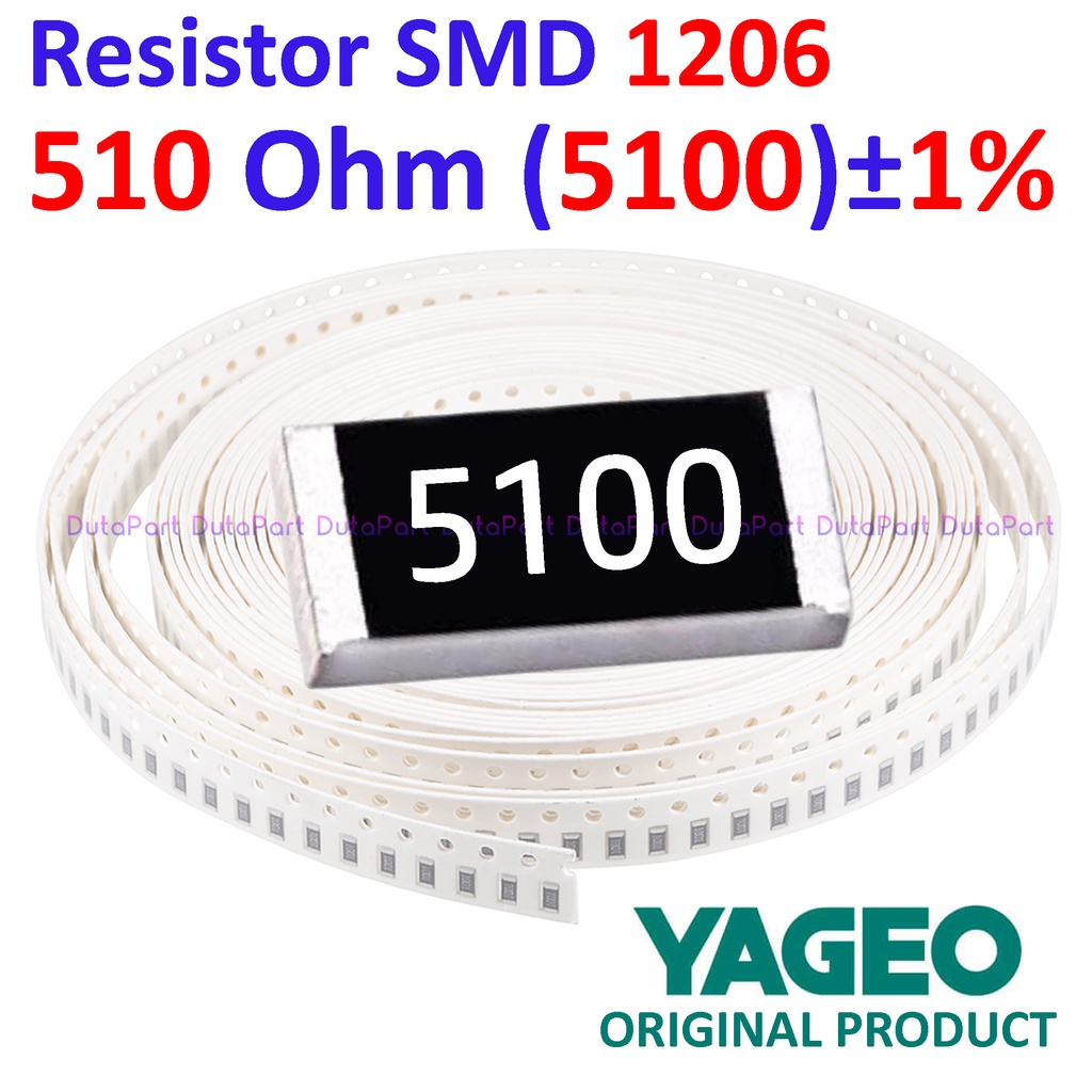Jual Resistor SMD 1206 YAGEO Original Product Part 1 | Shopee Indonesia