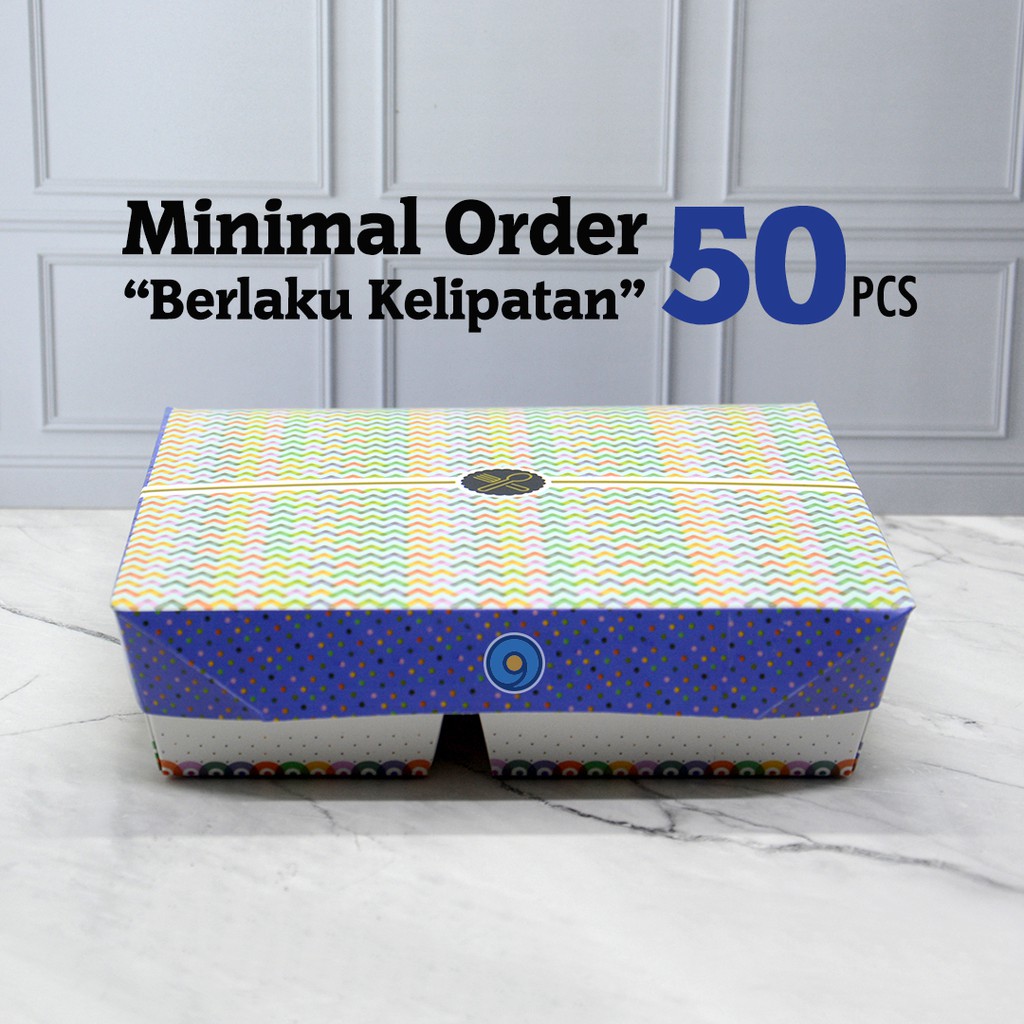 Jual Lunch Box Sekat 5 / Tab Plus 5C 17 x 15 Cm / Paper Box Sekat 5 ...