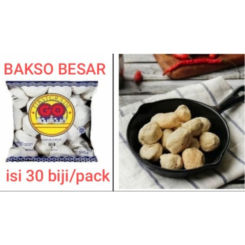 Jual Bakso Besar bakso ikan 30biji/pack | Shopee Indonesia