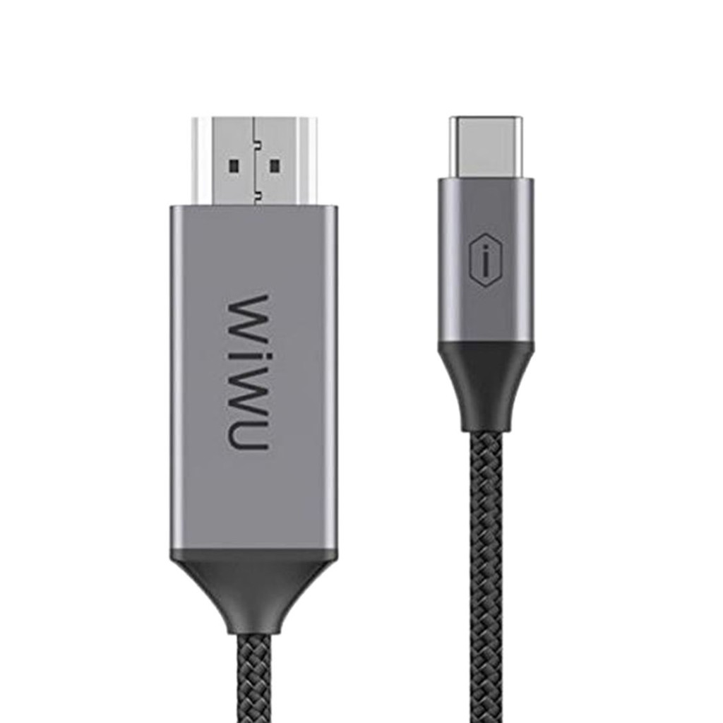 Jual WIWU HDTV X9 Type C to HDMI HD 4K Coaxial Cable Adapter 2M ...