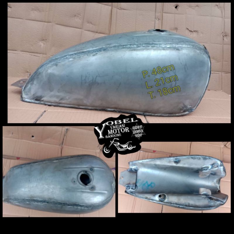 Jual TANGKI CUSTOM MODEL KAWASAKI W175 TR TRACKER MOTOR SCORPIO TIGER ...