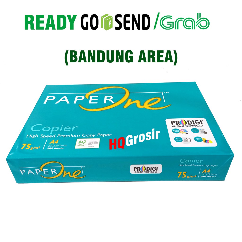 Jual Kertas HVS A4 75gsm PAPER One - 1Rim (500 Lembar) | Shopee Indonesia