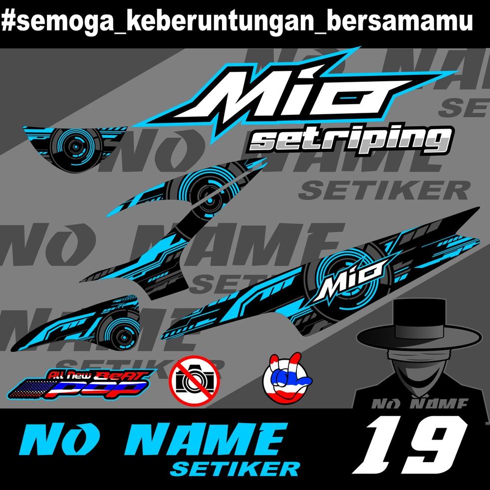 Jual (N4R4) ⭐️ Stiker Striping Mio 110 Smile/Sporty (19) 2008 2009 2010 ...