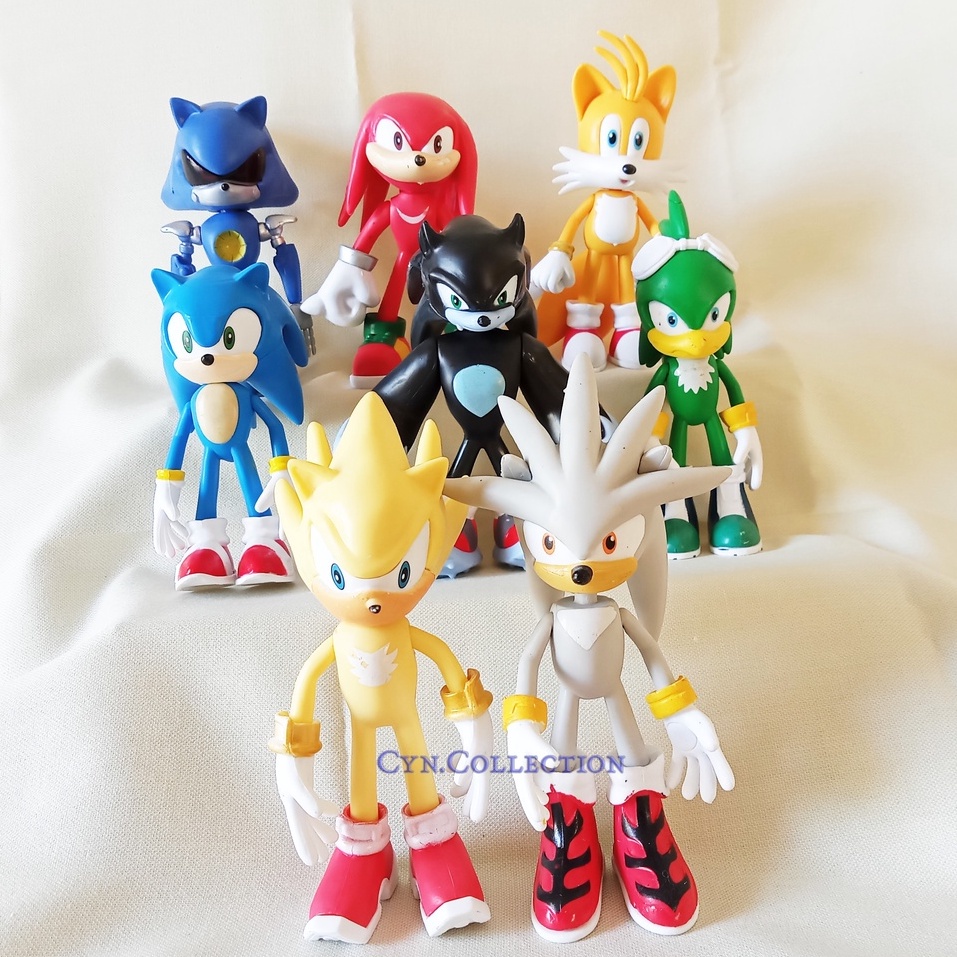 Jual Sonic The Hedgehog Action Figure set 8 pcs | Shopee Indonesia