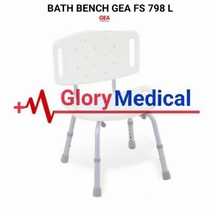Jual Shower Chair Bath Bench Kursi Mandi Meja Bangku Mandi Almunium FS798L | Shopee Indonesia