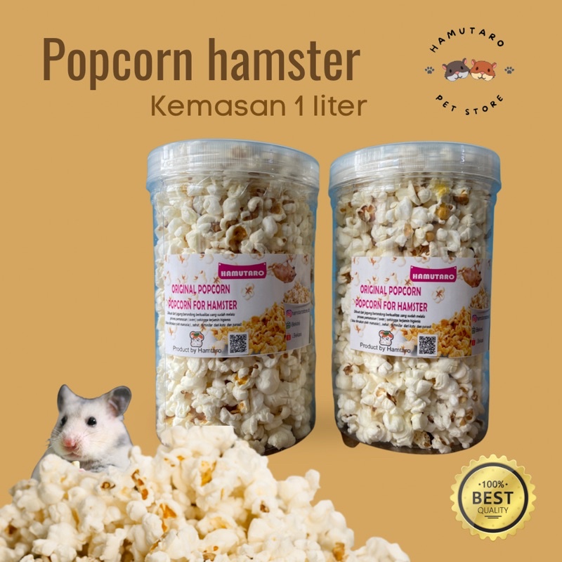Jual Popcorn hamster / berondong jagung kemasan hygenis dan sehat | Shopee Indonesia