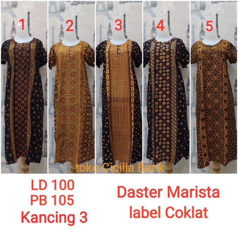 Jual Daster Kencana Ungu Marista label coklat LD 100 cm | Shopee Indonesia