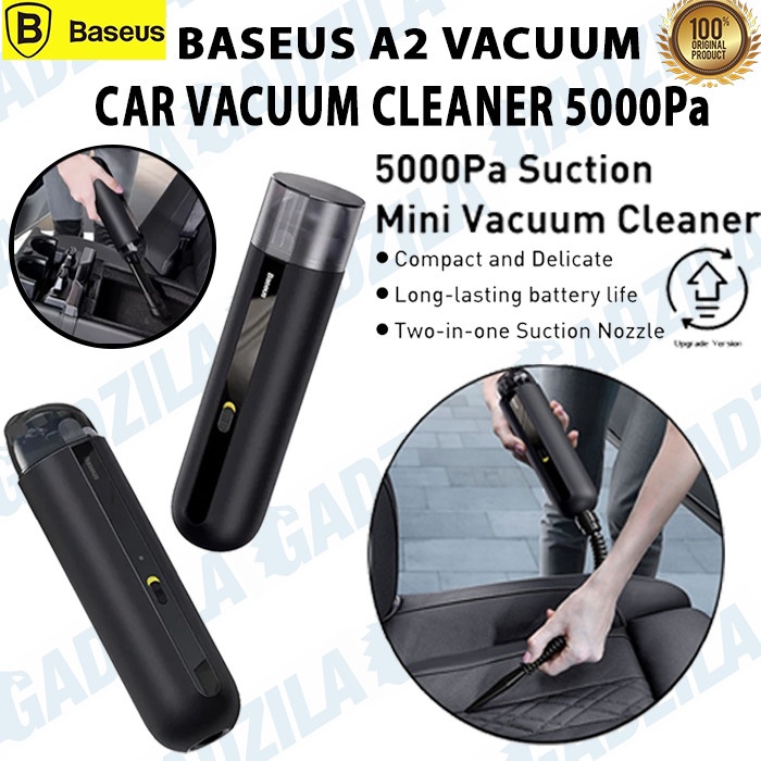 Jual BASEUS A2 CAR VACUUM CLEANER PORTABLE PENGHISAP DEBU MOBIL 5000Pa | Shopee Indonesia