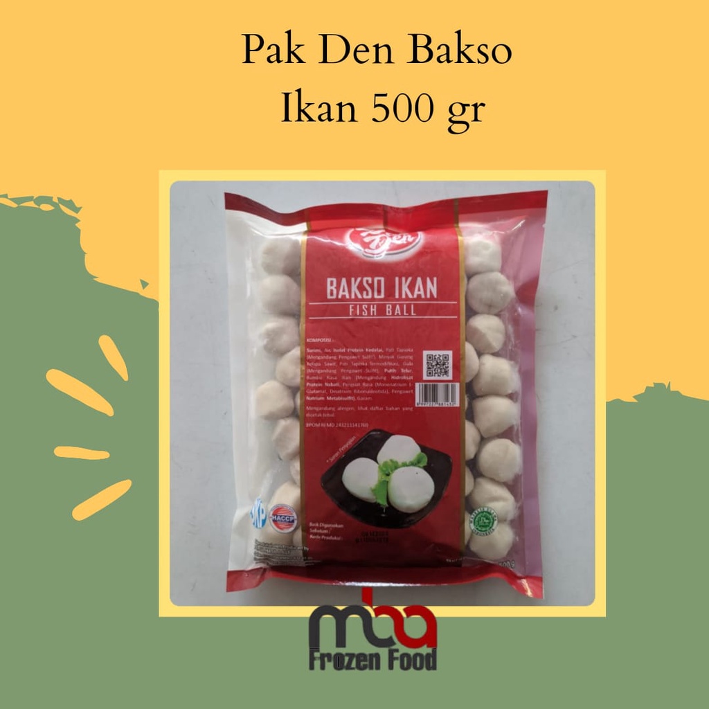 Jual Pak Den Bakso Ikan 500 gr - FROZEN FOOD | Shopee Indonesia