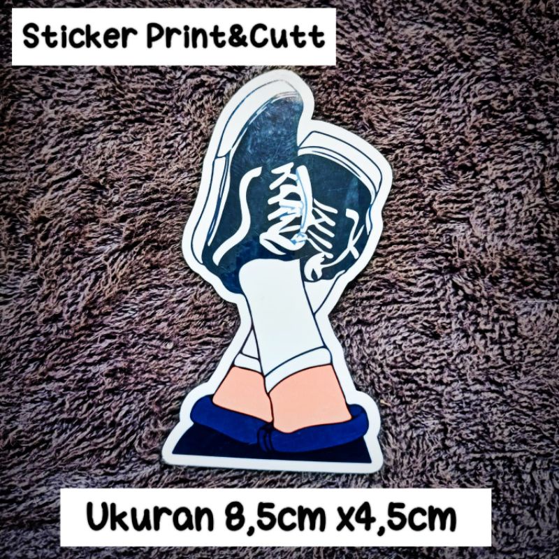 Jual sticker printing ANIMASI KAKI | Shopee Indonesia