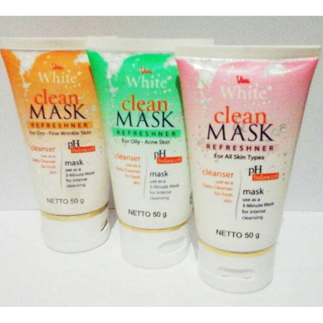 Jual VIVA WHITE CLEAN MASK REFRESHNER ALL VARIANT | Shopee Indonesia