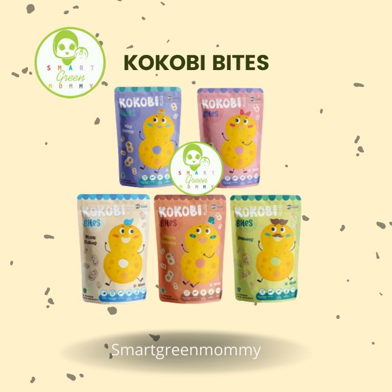 Jual Abe food Kokobi bites Organic Popcorn Kids / Baked Rice Kokobi ...