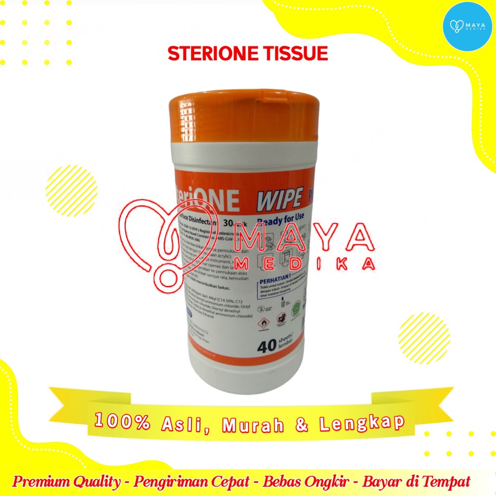 Jual Sterione Tissue Desinfektan Canister | Shopee Indonesia