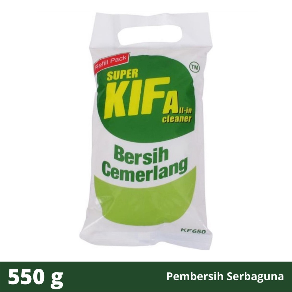 Jual Super Kifa Bubuk Pembersih Serbaguna Refill 550g | Shopee Indonesia