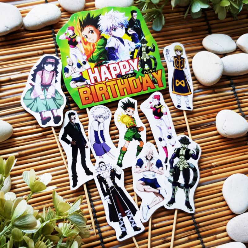 Jual Hunter X Hunter Anime Birthday Cake Topper 1 set | Shopee Indonesia