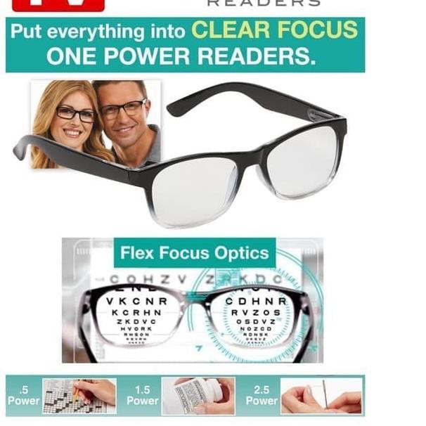 Jual 11.11 Super Sale Kacamata Baca Plus Auto Focus ONE POWER READERS ...