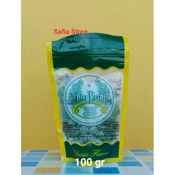 Jual Permen Alba Pastilles mint 100 gr | Shopee Indonesia