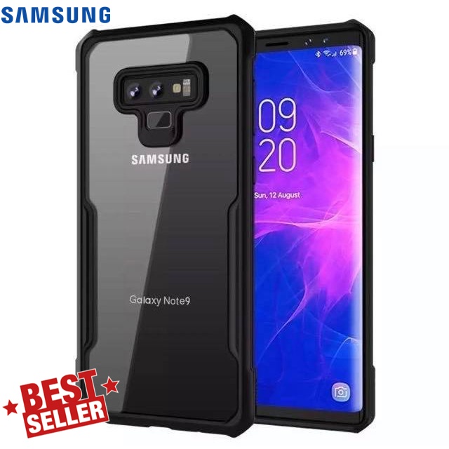 Jual Case Samsung Note 9 Armor Beatle Series Bumper Transparan Clear ...